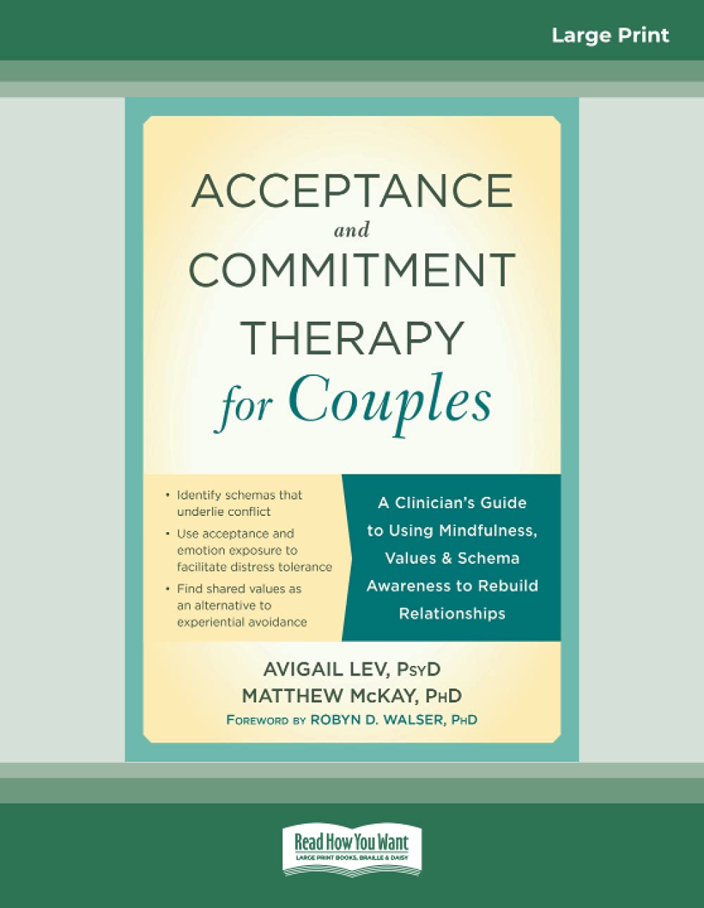 Acceptance and Commitment Therapy for Couples: A Clinician's Guide to ...