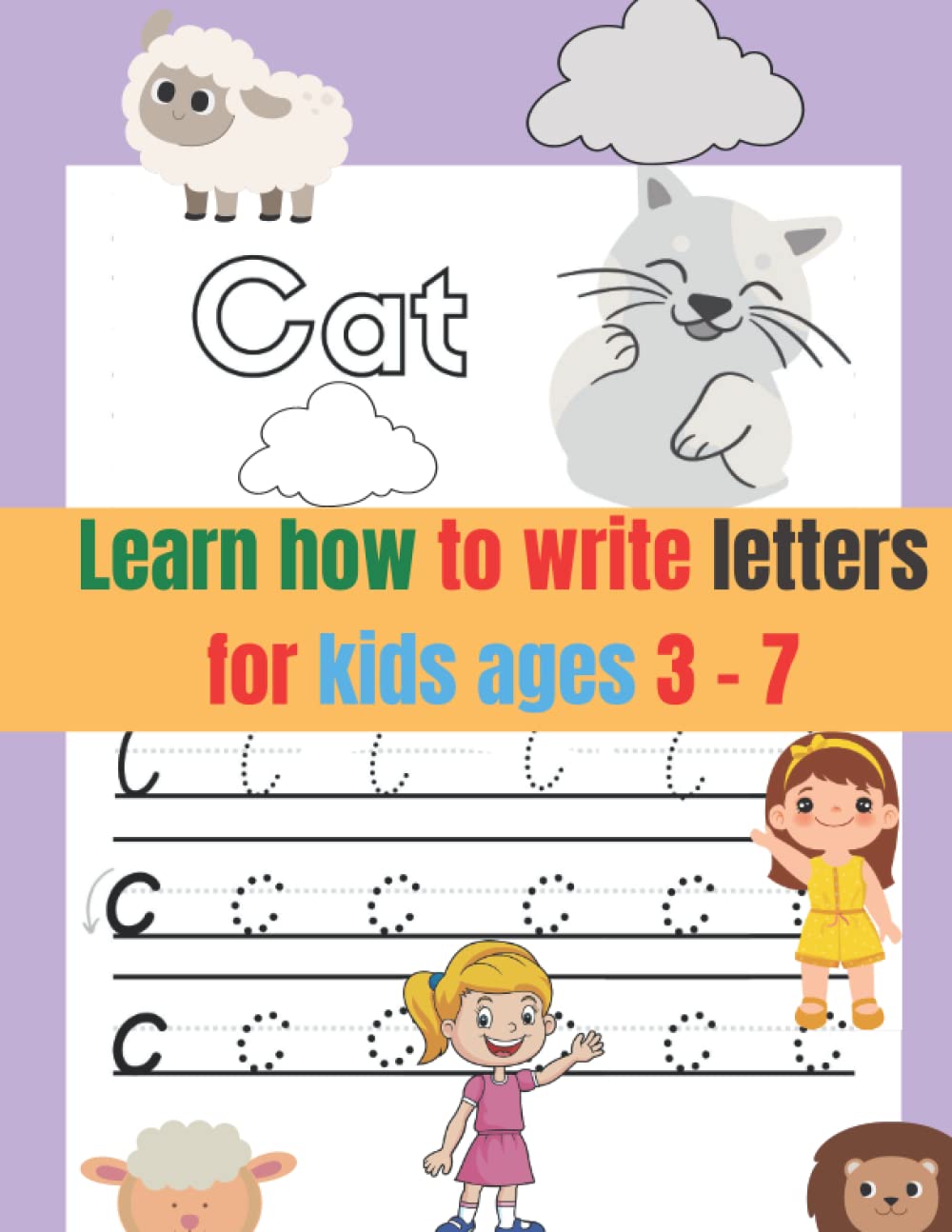 Learn how to write letters for kids ages 3 - 7: My first Tracing kids ...