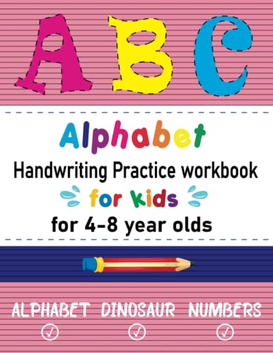 Alphabet Handwriting Practice workbook for kids for 4-8 year olds ...