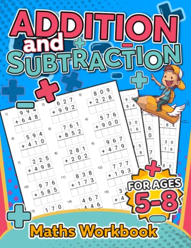 The Fun Way to Learn Math: Addition and Subtraction Workbook for Kids ...