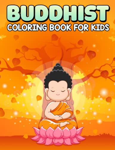 Buddhist Coloring Book For Kids: Adorable Coloring Pages With Beautiful ...