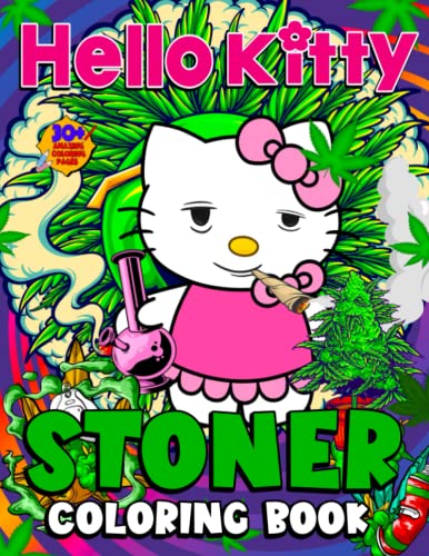 Stoner Coloring Book For Adults: Weed Coloring Book With 30+ 420 Trippy ...