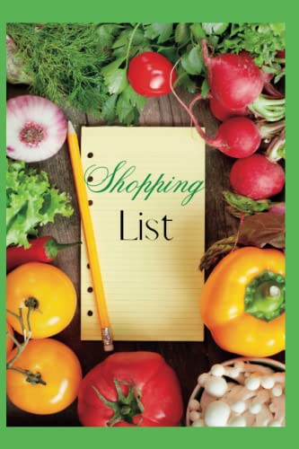 Shopping List: 6x9 120 page Shopping List book/Journa; by Mad Tea ...