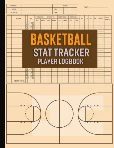 Basketball Stat Tracker Player Log Book: Basketball Stat Sheet ...