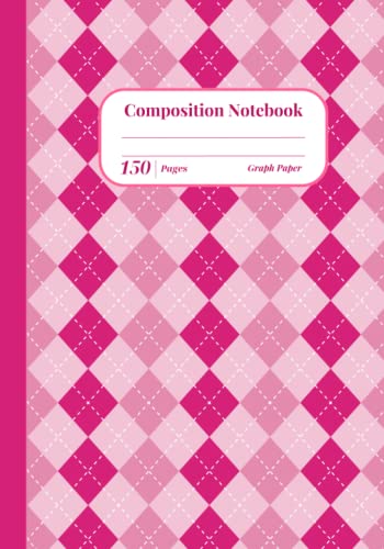 Composition Notebook Graph paper 150 pages: square paper notebook 7x10 ...