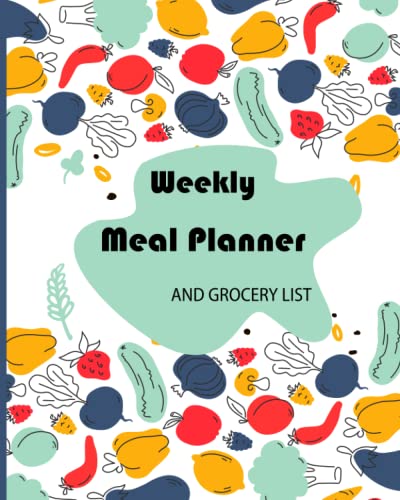 Weekly Meal planner and Grocery list: Plan your meals and shop with ...