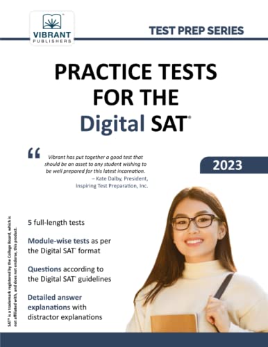 Practice Tests for the Digital SAT (Test Prep) by Vibrant Publishers ...