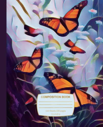 Dream Weaver - Butterfly-Inspired Composition Notebook Aesthetic for ...
