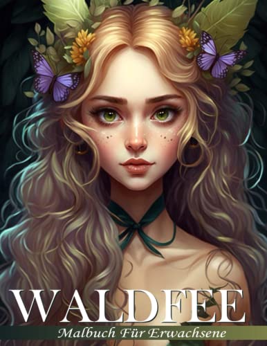 Waldfee Malbuch: Wunderschöne Feen, magische Waldszenen, gesammelt auf ...