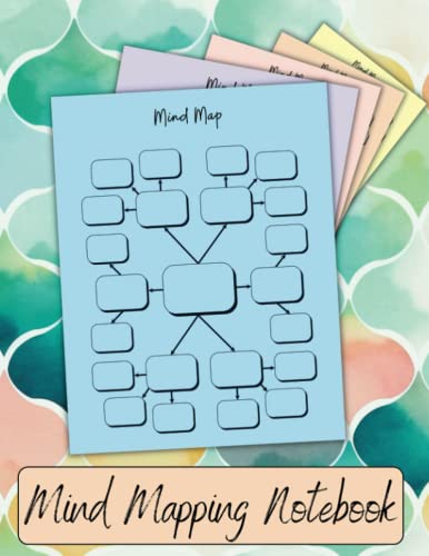 Mind Mapping Notebook: Color-Coded Pastel Pages for Enhanced Visual ...