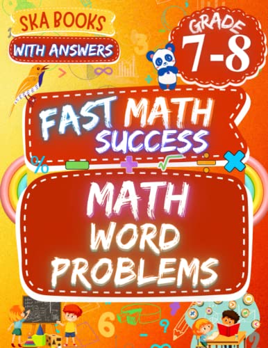 Fast Math Success: Math Word Problems Grade 7-8: 7th and 8th Grade ...