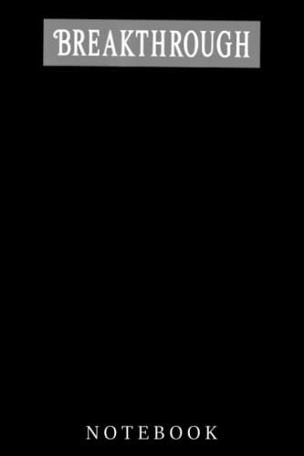 Anime Inspired Breakthrough Graphic Design Unisex Notebook: Size 6" x 9 ...