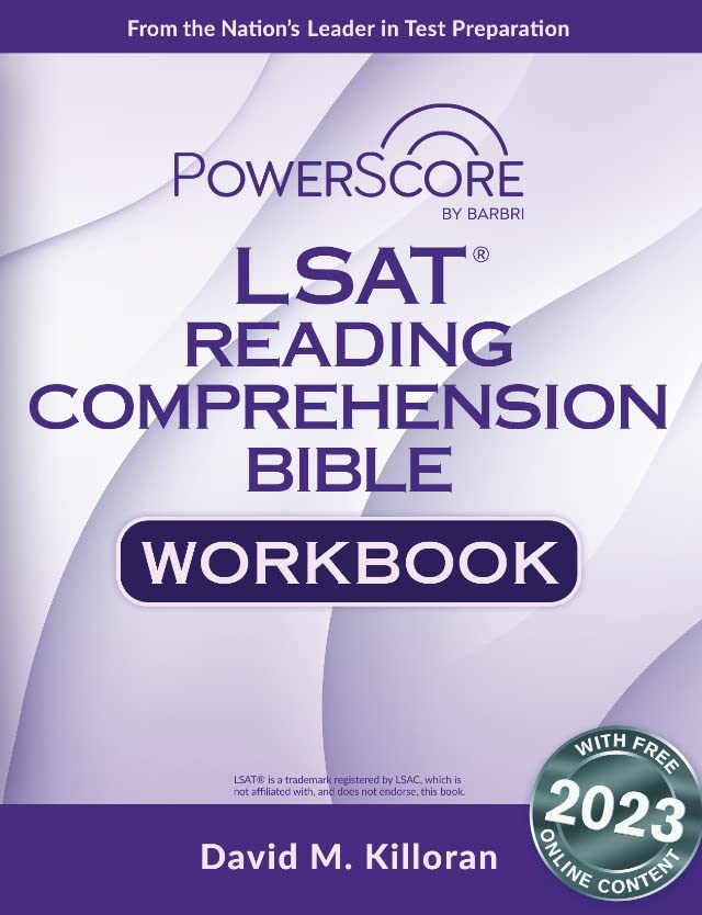 PowerScore LSAT Reading Comprehension Bible Workbook ...