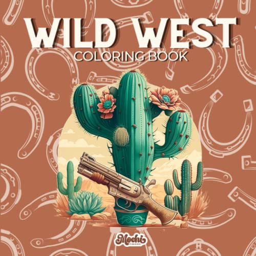 Wild West Coloring Book: 20 Illustrations with Western Elements by ...