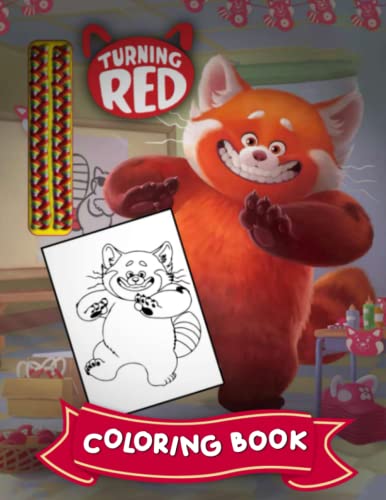 ᴛᴜʀɴɪɴɢ ʀᴇᴅ Coloring Book: ᴛᴜʀɴɪɴɢ ʀᴇᴅ Coloring Pages With Awesome ...