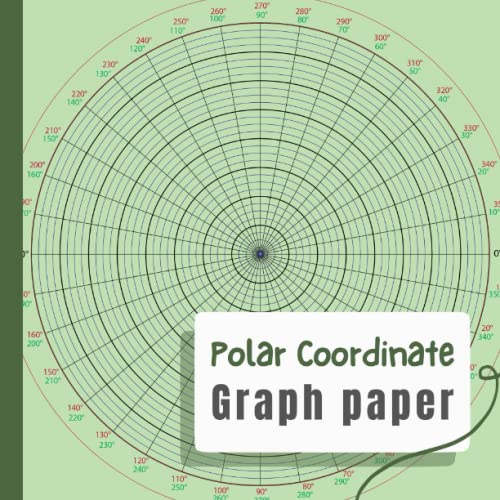 Polar Coordinate Graph Paper: Perfect Square Size (8.5 X 8.5 in ...