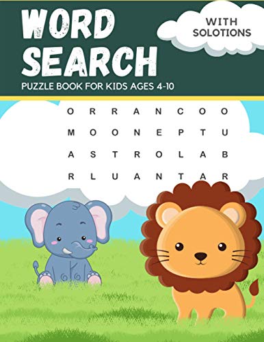 Word Search Puzzle Book For Kids Ages 4-10: boost your child’s learning ...