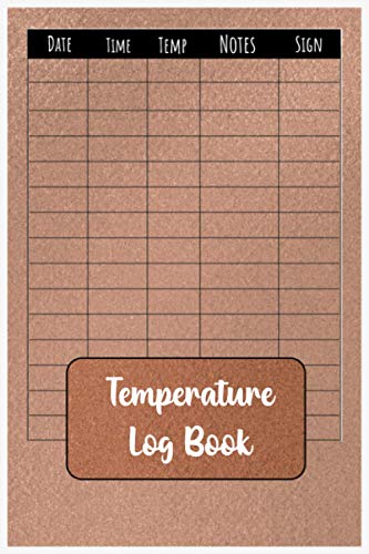 Temperature Log Book For People: Body Temperature Tracker / Health ...