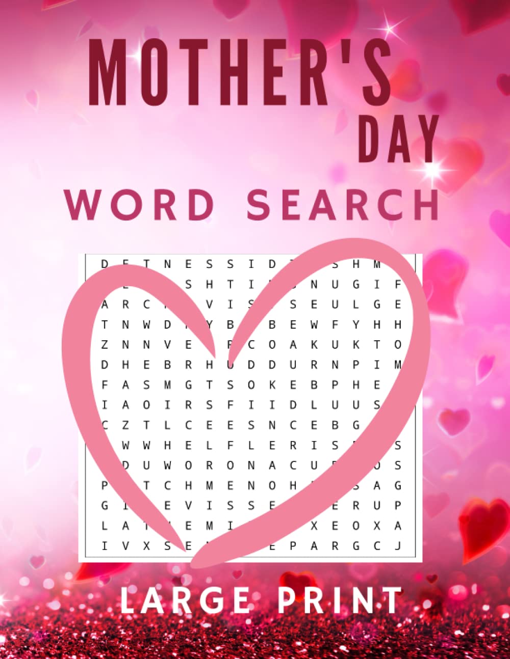 Large Print Mother S Day Word Search Printable - Word Search Maker