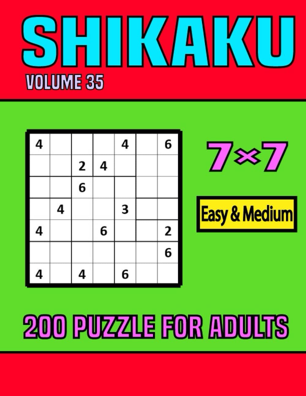 Shikaku Puzzles For Adults: Activity Book for Adults | Easy & Medium ...