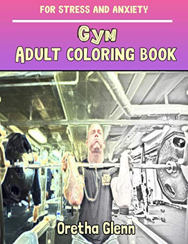 GYM Adult coloring book for stress and anxiety: GYM sketch coloring ...
