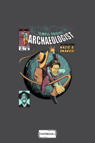 Indy Comics Indiana Jones Notebook: Journal, Lined College Ruled Paper ...