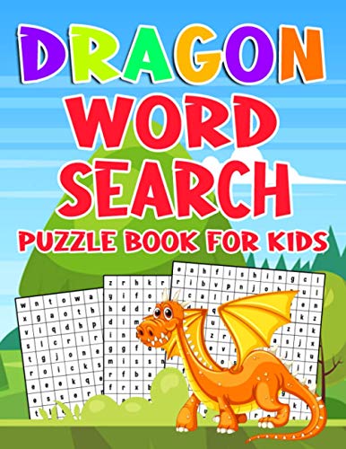 Dragon Word Search Puzzle Book for Kids: Word search puzzles book for ...