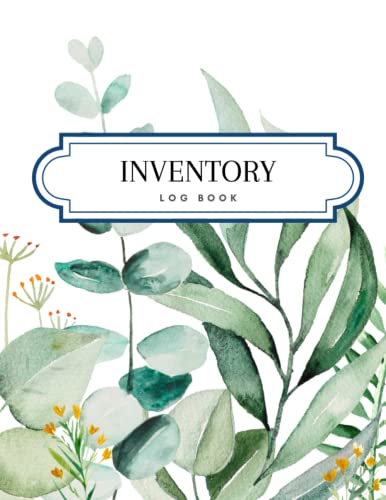 Inventory Log Book: Inventory Book for Home or Small Business| Large ...