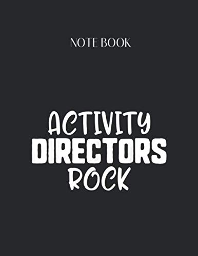 Notebook: Activity Professionals Week Activity Assistants Rock Gift ...
