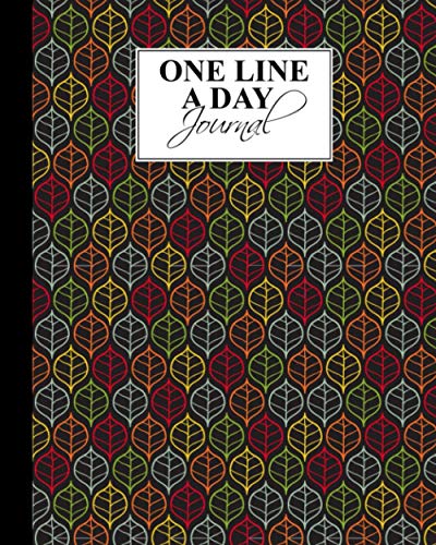 One Line A Day: Colorful Leaf One Line A Day, A Five-Year Memory Book ...