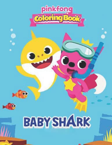 Báby Shark Coloring Book: Jumbo Coloring Book for Kids . High Quality ...
