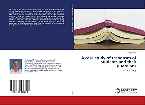 A case study of responses of students and their guardians by Aditya Vora | Goodreads