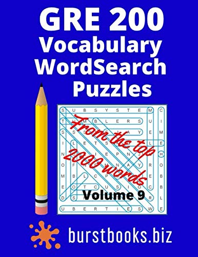 GRE 200 Vocabulary Word Search Puzzles: Best gre vocabulary book by ...