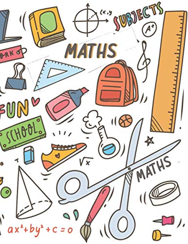 Maths: Plain Square Graph Paper A4 Exercise Book / For Kids in KS1 KS2 ...