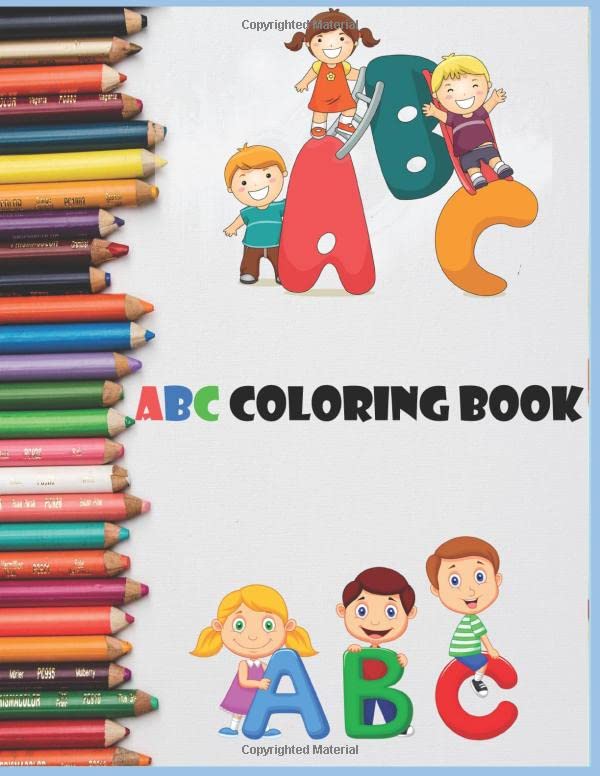 ABC Coloring Book.: 2020 High Quality Black & White Alphabet Coloring ...