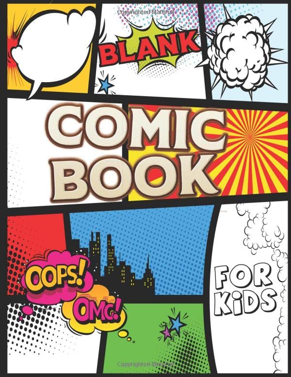 Blank Comic Book for Kids: Create Your Own Comics with This Blank Comic ...