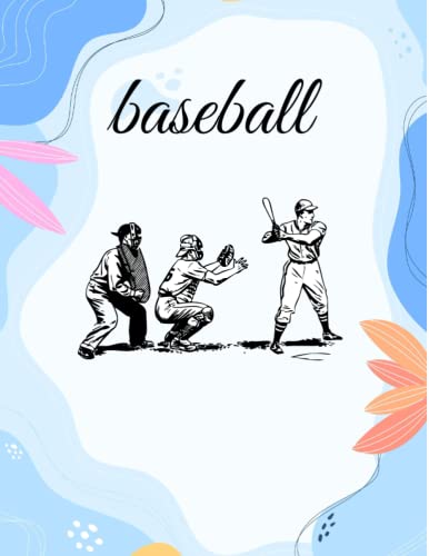 Baseball: Composition Notebook Gift For Women Girls Kids: 6"x 11" Cute ...