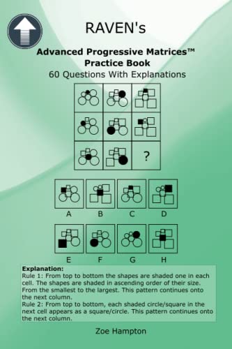 Raven's Advanced Progressive Matrices™ Practice Book: IQ Test by Zoe ...