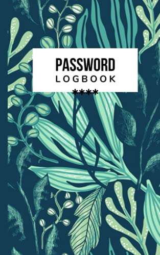 Password Logbook: Small Password Notebook - Journal - Internet Password ...