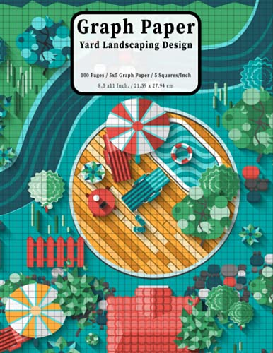 Graph Paper Yard Landscaping Design: Graph Paper Composition Notebook ...