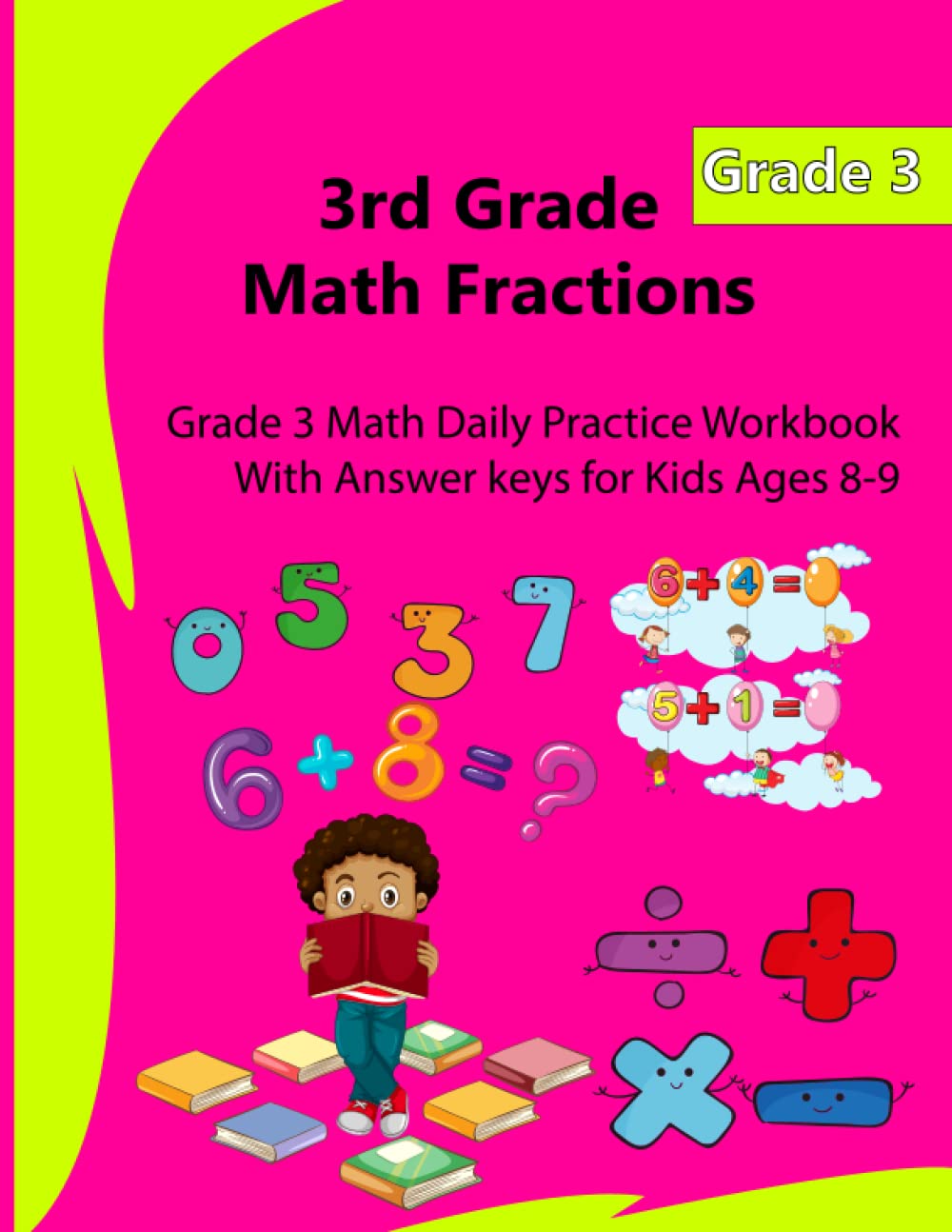 3rd Grade Math Fractions Get Ahead In Math And Reading Workbook For