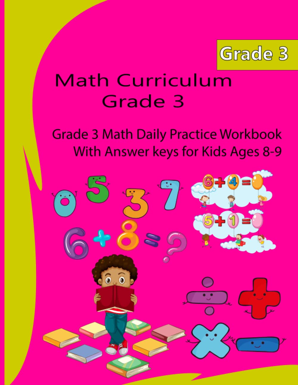 Math Curriculum Grade 3 Math Daily Workbook For 3rd Grade Students By