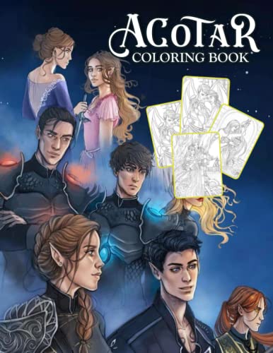 ACOTÃR Coloring Book: A Court Of Thorns And Roses Coloring Book, An ...