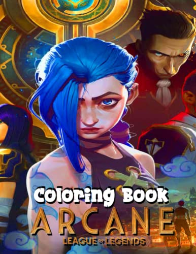 Arcane Coloring Book: +40 Of Character Illustrations Designed ...