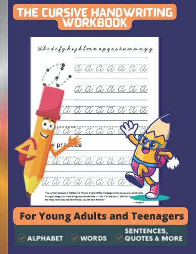 THE CURSIVE HANDWRITING WORKBOOK: The Cursive Handwriting Workbook for ...