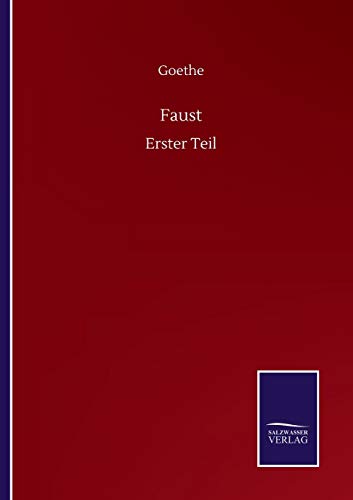 Faust: Erster Teil (German Edition) by Johann Wolfgang von Goethe ...
