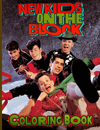 New Kids On The Block Coloring Book: Coloring Books For Adult New Kids ...