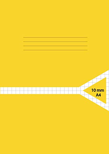 Maths Exercise Book A4 10 mm (1 cm): 10 mm Squares/Squared/Quad/Grid ...