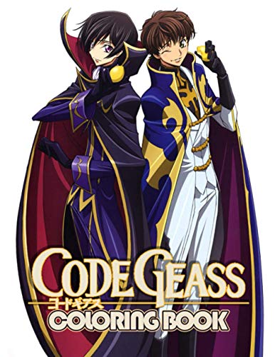 Code Geass Coloring Book: More Than 100 Pages Of Fun Coloring For Kids ...