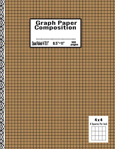 Graph Paper Composition: math notebook graph paper , Workbook for Math ...